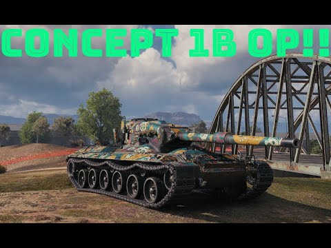 World of Tanks - Concept 1B Is Overpowered - YouTube