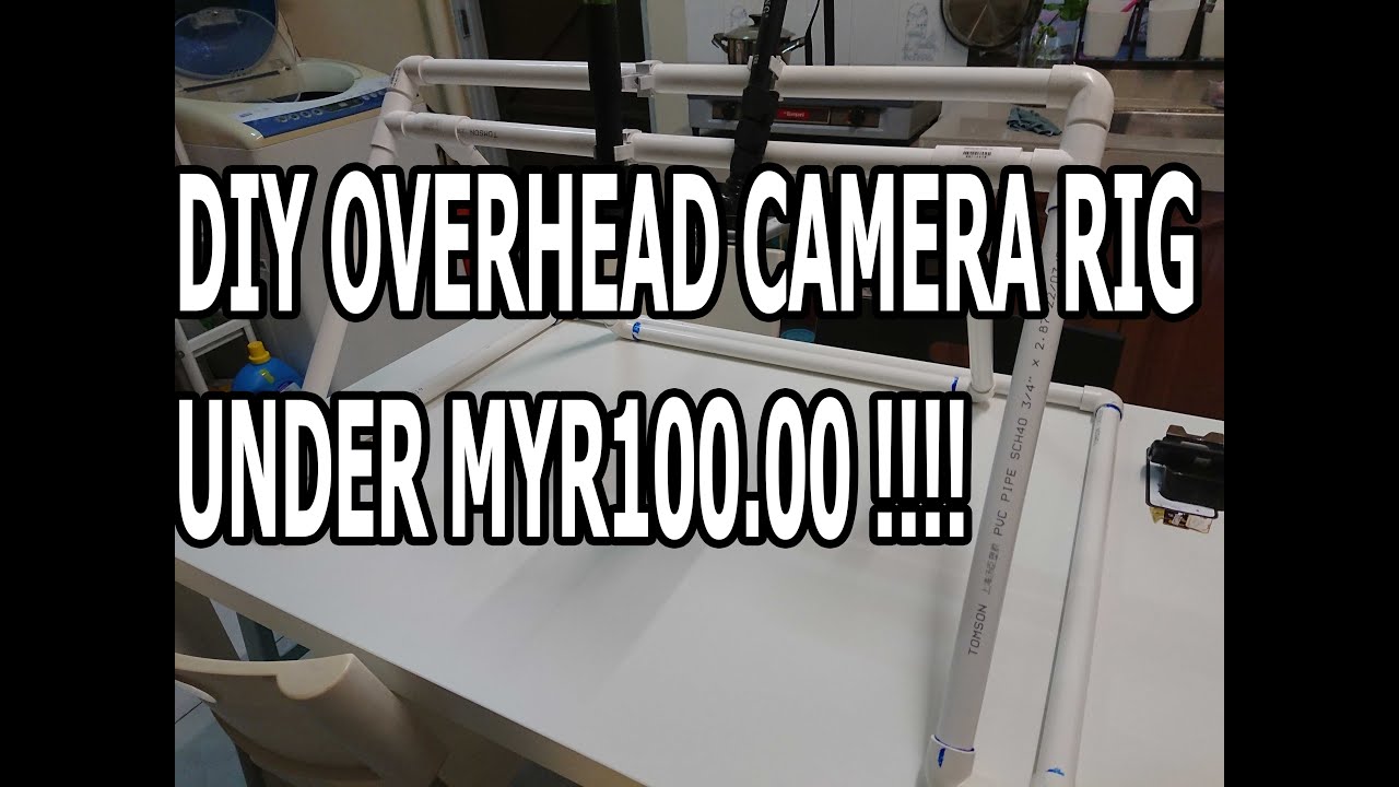 DIY - PVC Folding Overhead Camera Rig - YouTube