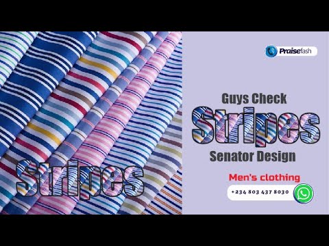 Guy Check Stripes Senator Design - YouTube