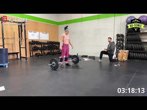 Bonnie Limbert - Age Group Semifinals Workout 5 - YouTube