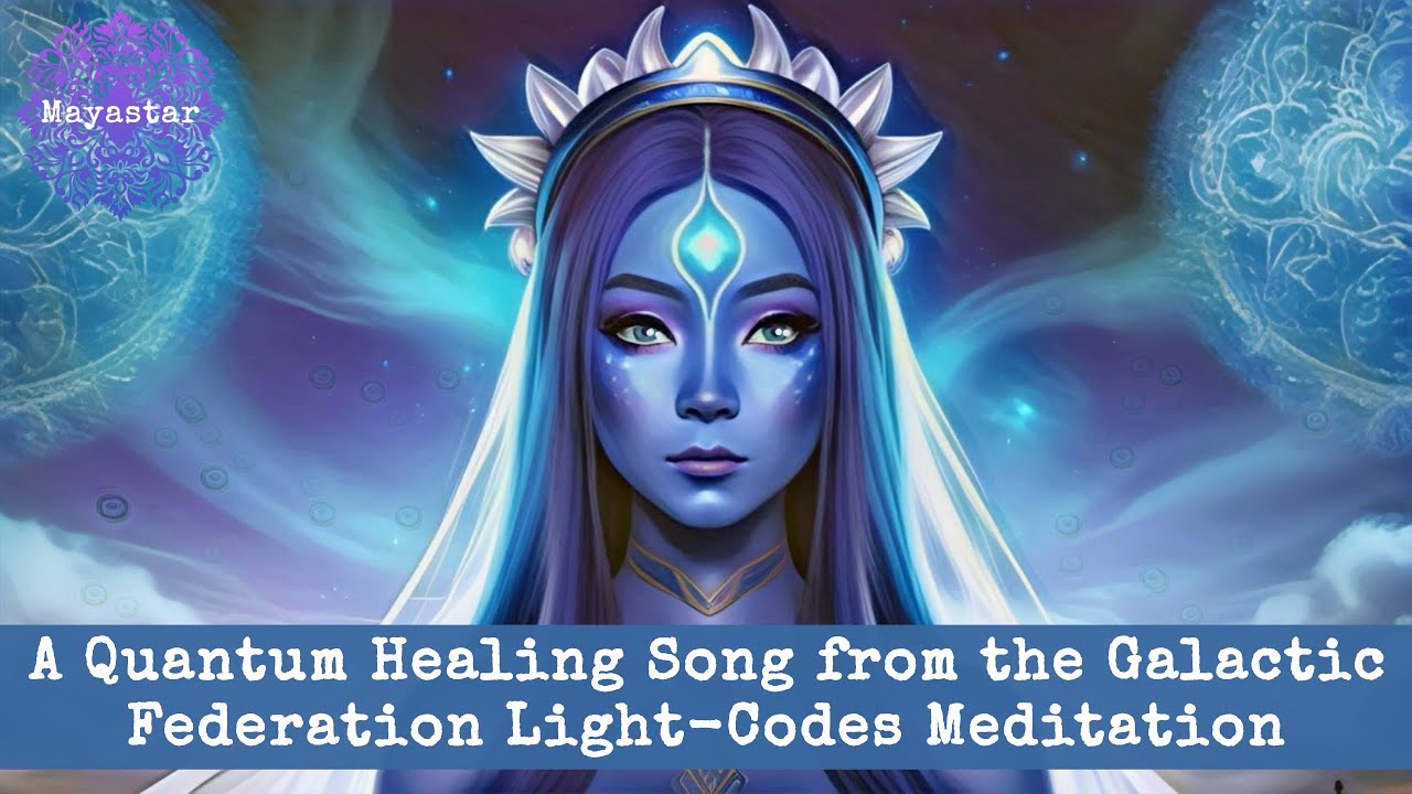 5D Sonic Meditation with Harp & Light-Language "A Quantum Healing Song ...