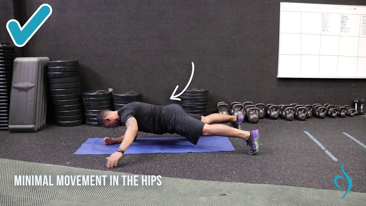 Plank Lateral Reach - YouTube