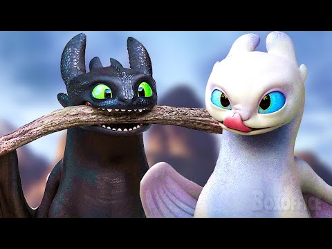 Krokmou se trouve une petite dragonne | Dragons 3 : Le Monde caché | Extrait VF 🔥 4K