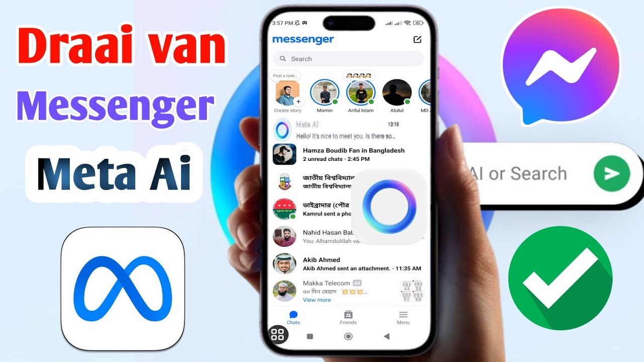 Hoe Meta AI in Messenger uit te schakelen (Makkelijk! 2025) Hoe Meta AI ...