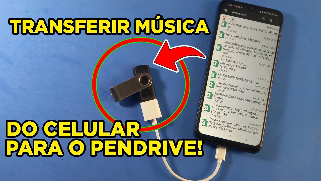 Como Passar Música do Celular para o PenDrive - Forma Certa! - YouTube