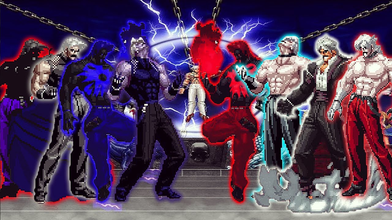 [KOF Mugen] Blue Valmar Rugal Team Vs Red Valmar Rugal Team - YouTube