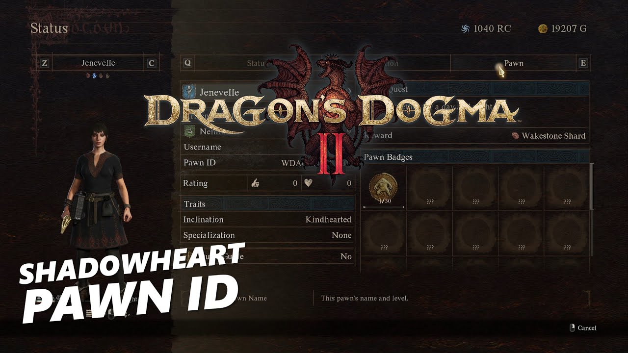 Dragon's Dogma 2 - Jenevelle (Shadowheart) Pawn ID (No Commentary) - YouTube