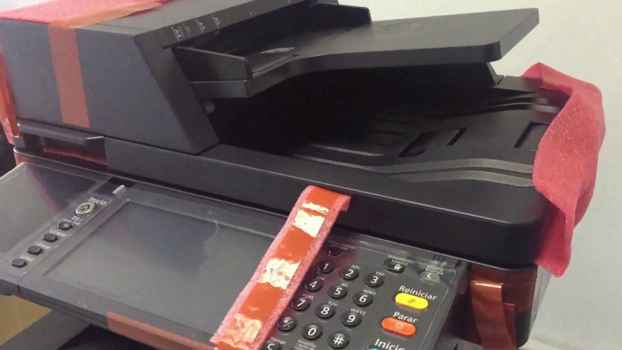 Multifuncional Kyocera M3550idn - YouTube