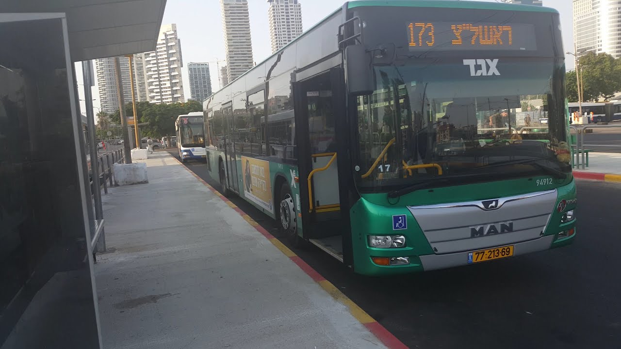 New MAN NL323F of Egged Bus Cooperative on Route 173 at 2000 Terminal ...