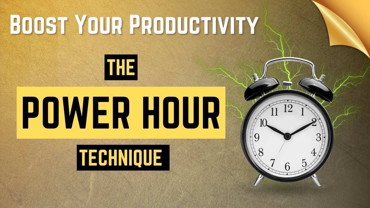 Boost Your Productivity | The Power Hour Technique - YouTube