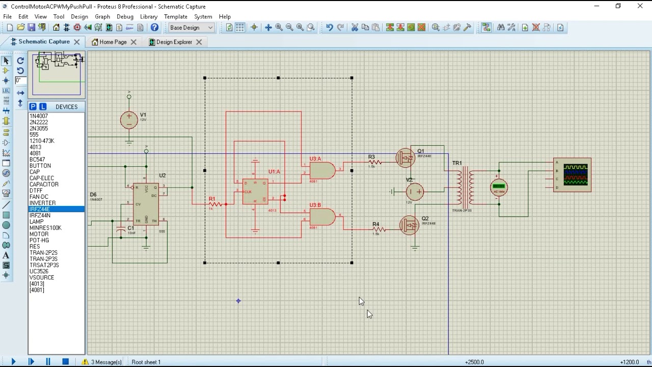 Controlar Velocidad de Motor AC (PWM y Push Pull) - YouTube