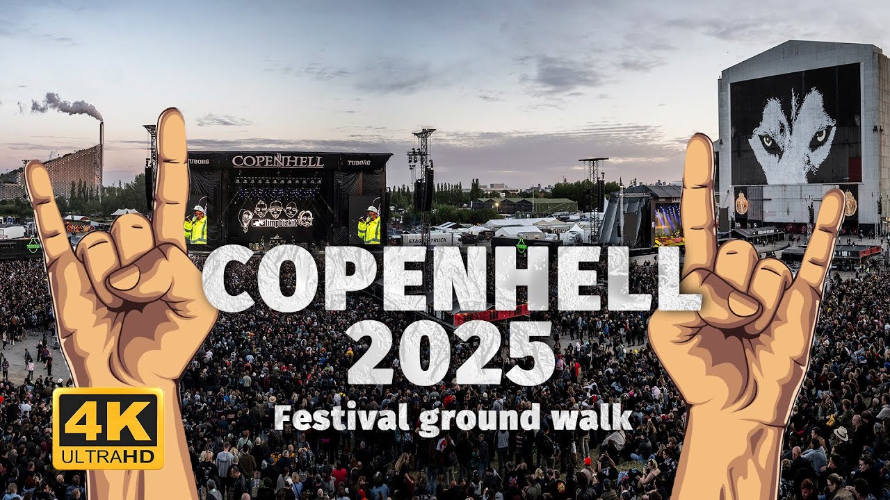 COPENHELL 2025 festival Ground Walk - YouTube