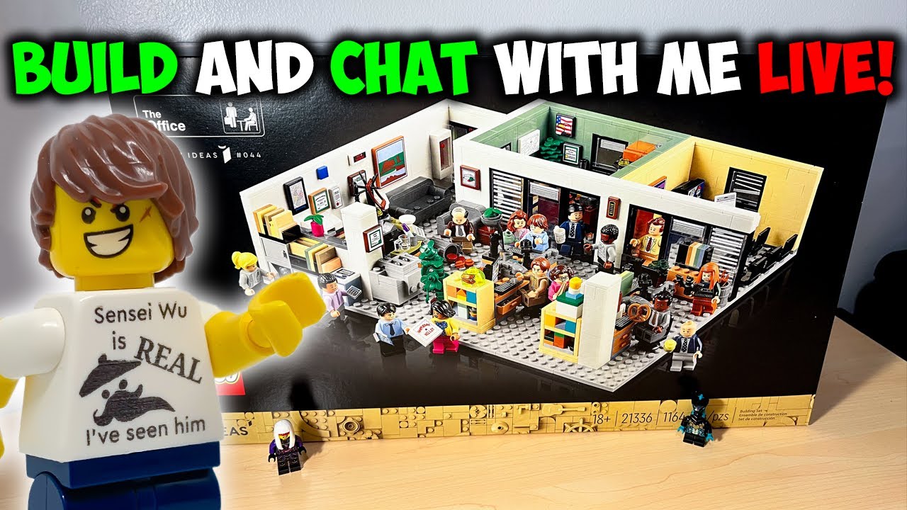 LIVE w/ Crusty783 and Brick Henry! Building the LEGO Office Set ...