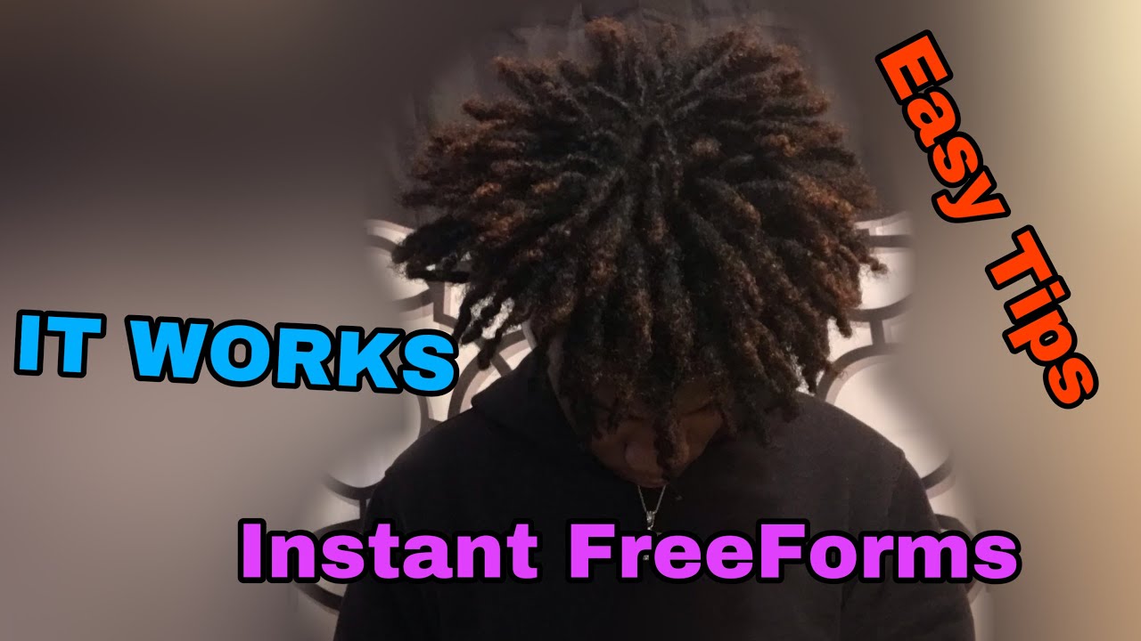 HOW TO GET FREEFORM DREADS INSTANTLY!!!(EASY TIPS) - YouTube