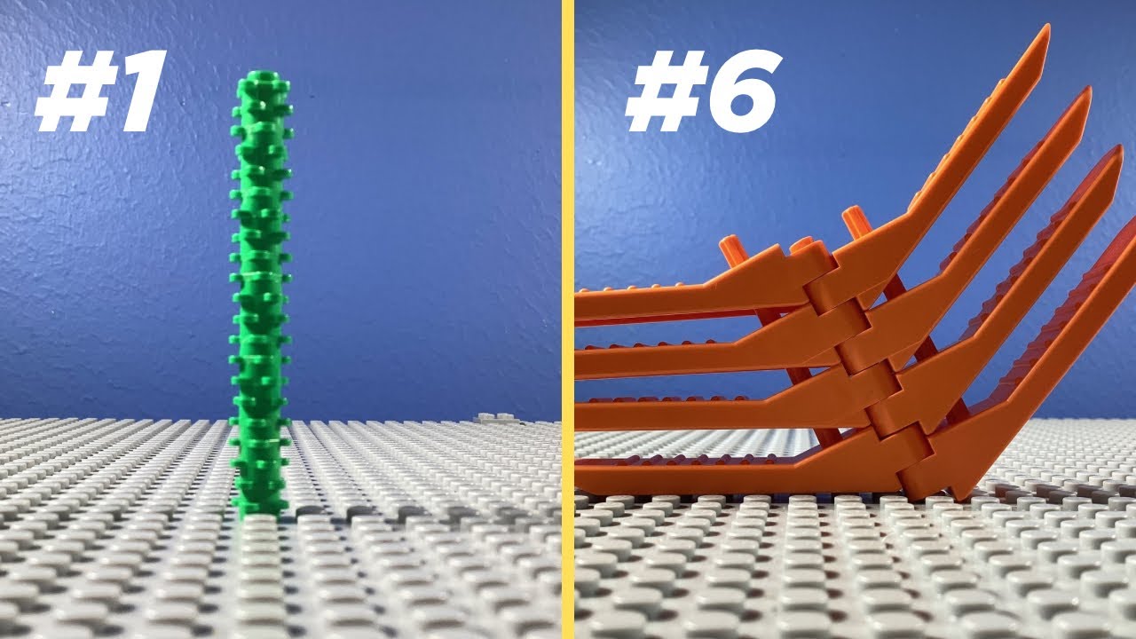 Different satisfying Lego builds - YouTube