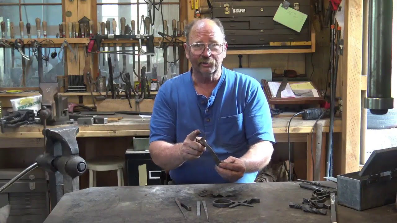 Blacksmith Challenge, an introduction and drawing out some tapers - YouTube