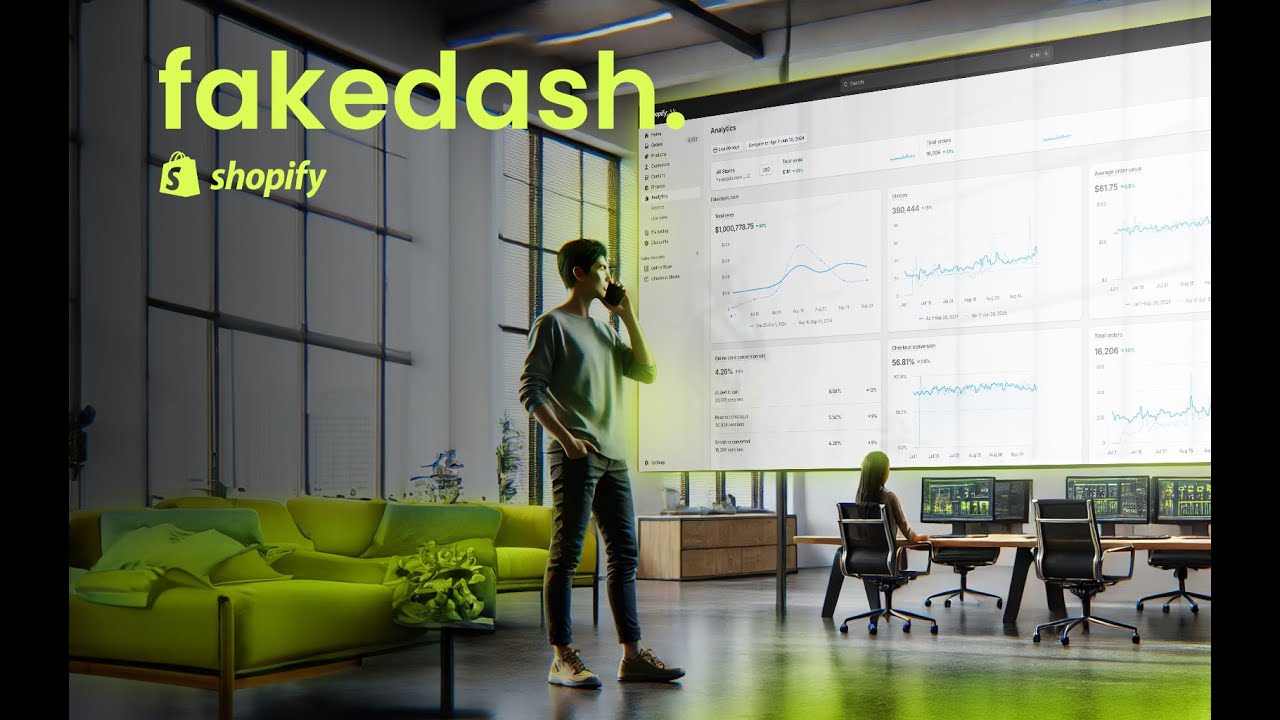 Fake Dashboard Shopify - YouTube