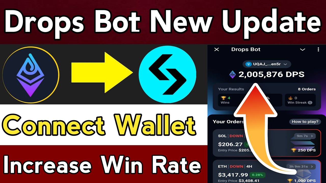 Drops Mini App New Update || Drops Mini App Connect Wallet || Drops bot new update - YouTube