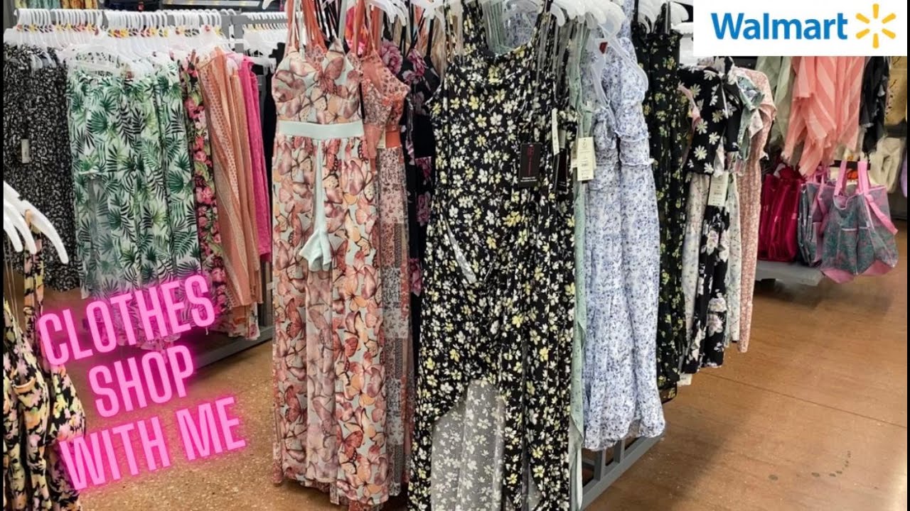 WALMART WOMEN’S CLOTHES SHOP WITH ME 👗 WALMART SUMMER CLOTHING 👚 ...