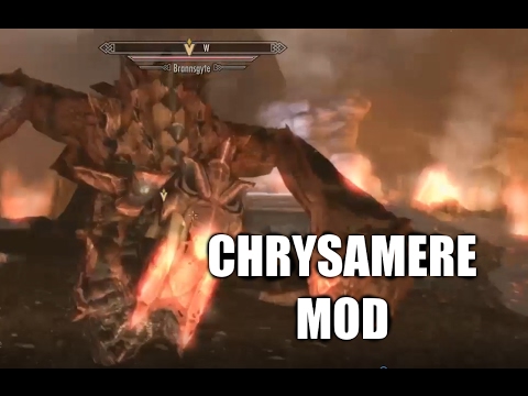 CHRYSAMERE --- Morrowind artifact in Skyrim? - YouTube