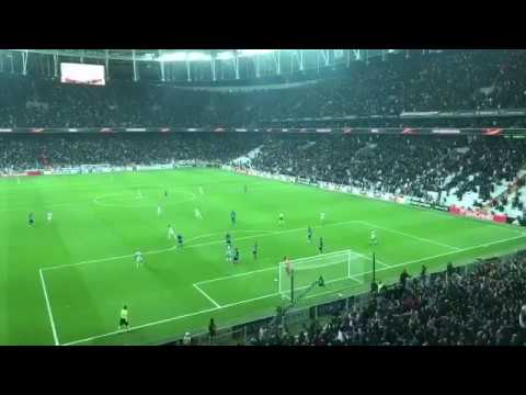 Hapoel Beer Sheva -- Beşiktaş  Aboubakarın golu Tribün Çekimi