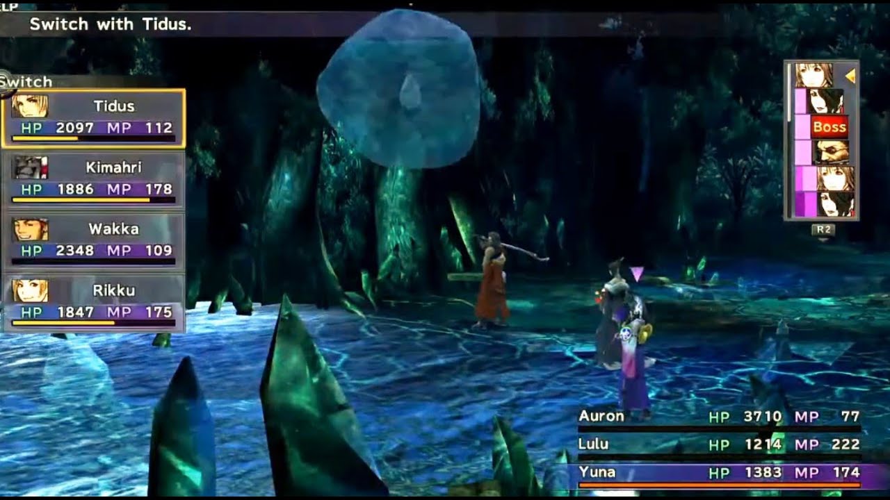 Macalania Woods Spherimorph Battle Final Fantasy X/X-2 HD ReMaster ...