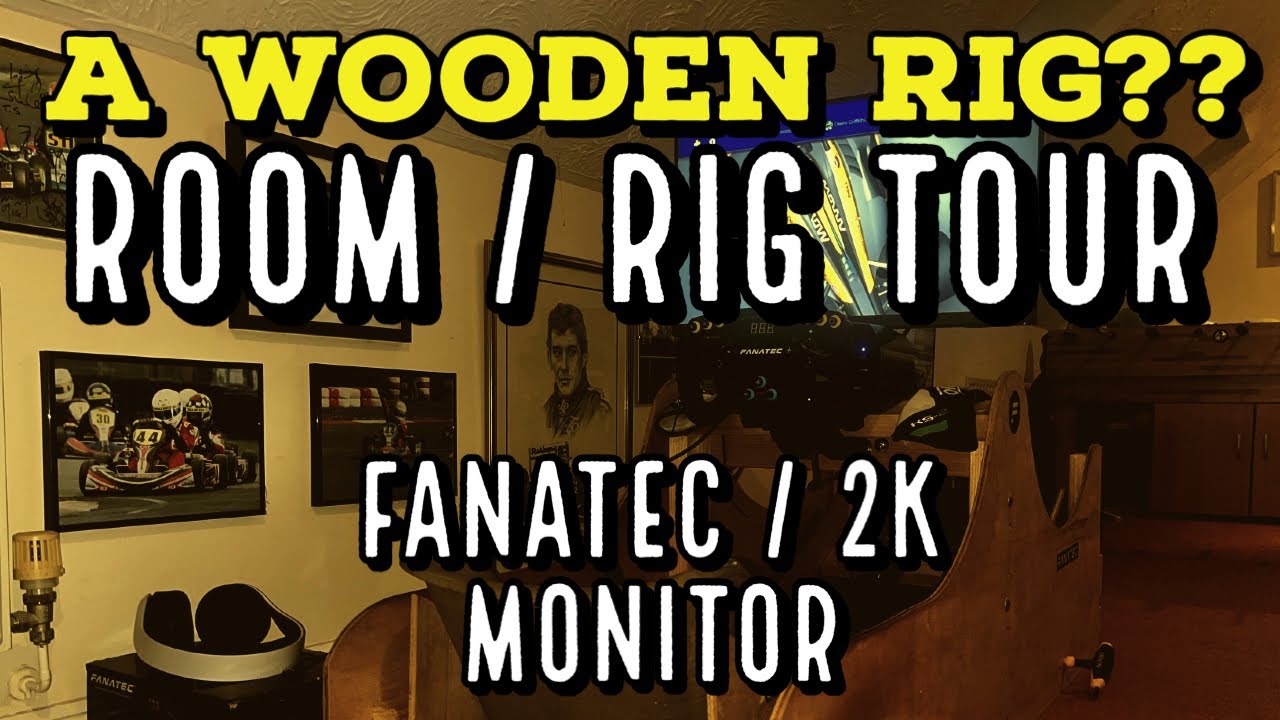 Wooden Sim Rig | Room / Setup Tour | Fanatec | PS4 / PS5 / PC - YouTube