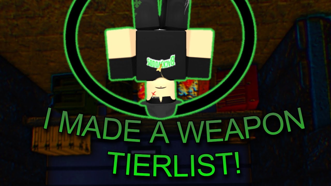 I made a WEAPONS tier list | Roblox Jailbird Remastered - YouTube