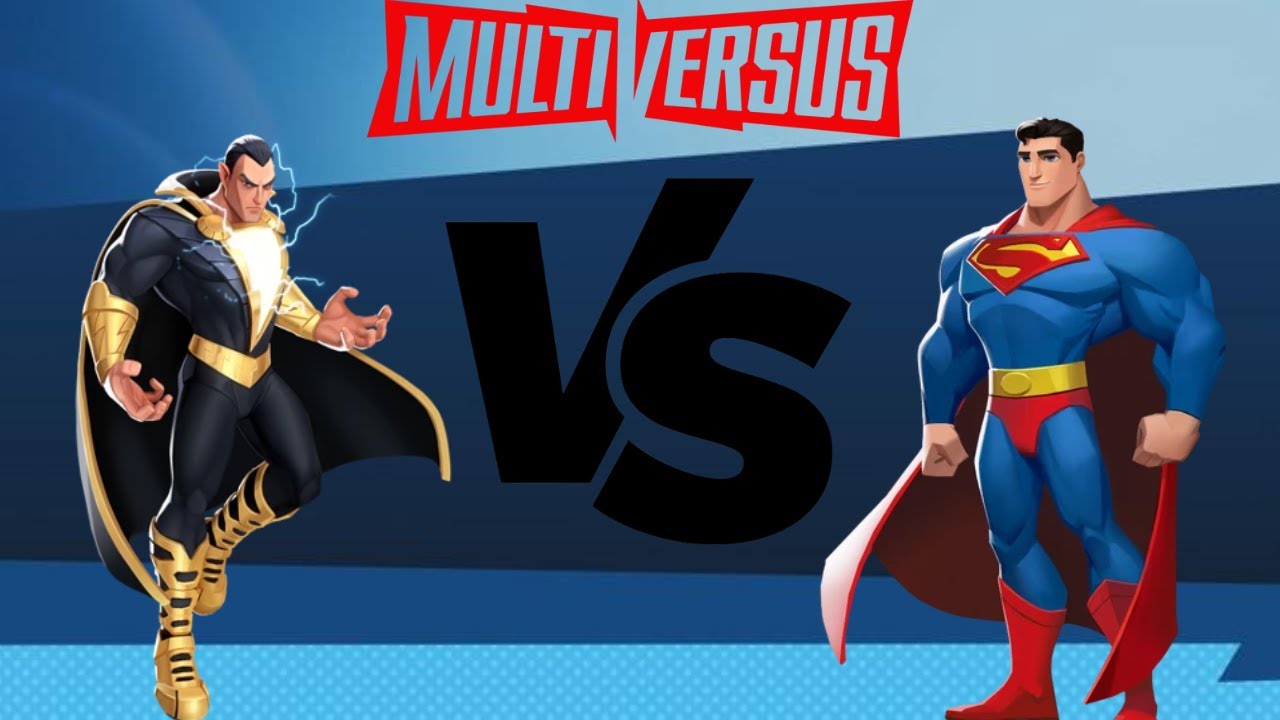 Black Adam VS Superman - Multiversus Gameplay - YouTube