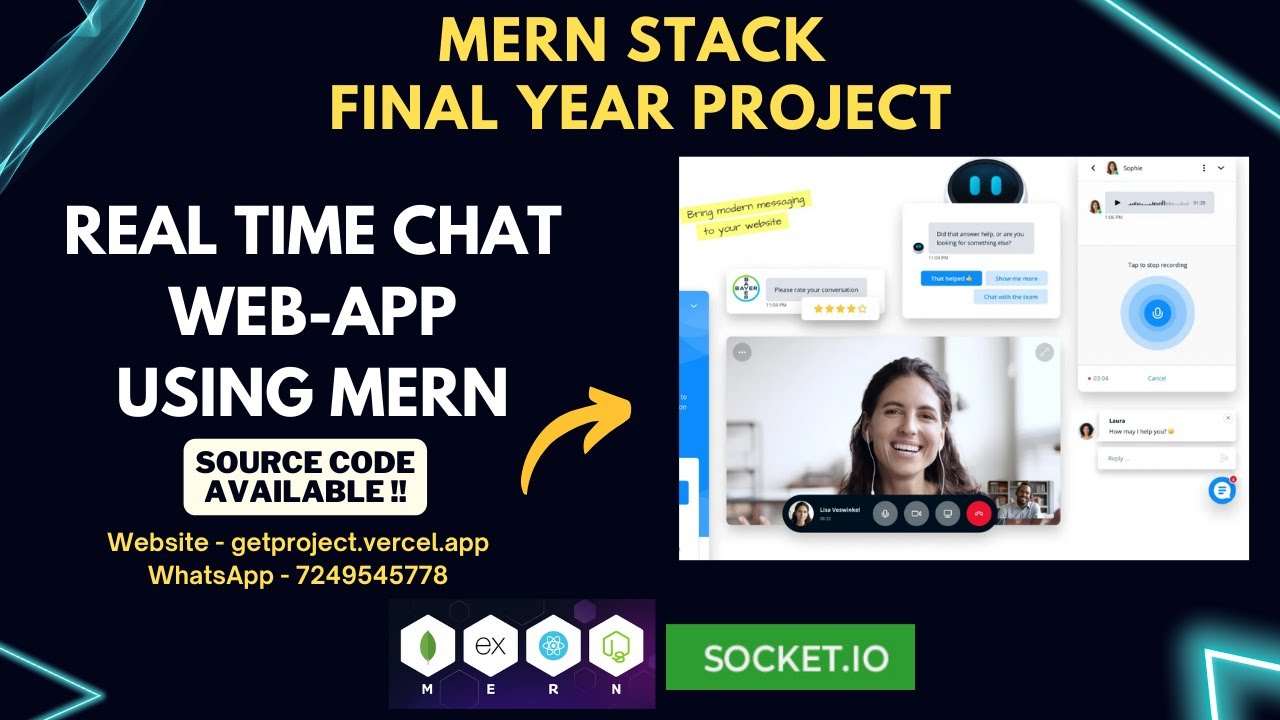 Real Time Chat WebApp with MERN & Socket.IO | Full Source Code Available - YouTube