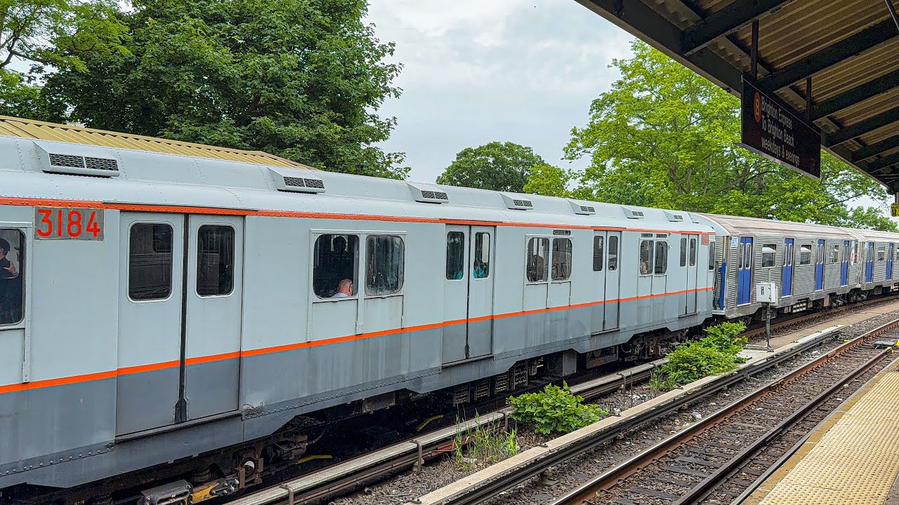New York Subway Parade of Trains R10 3184 Ride (Train of Many Metals ...