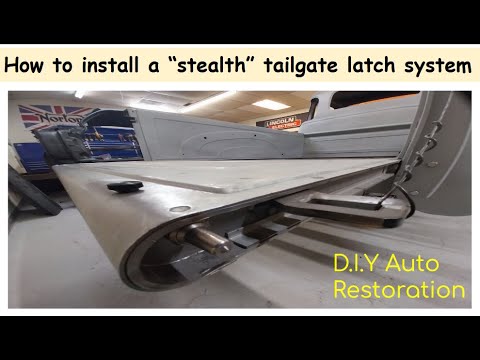 Installing a hidden tail gate latch - Fast - Easy - Very Cool !!! D.I.Y ...