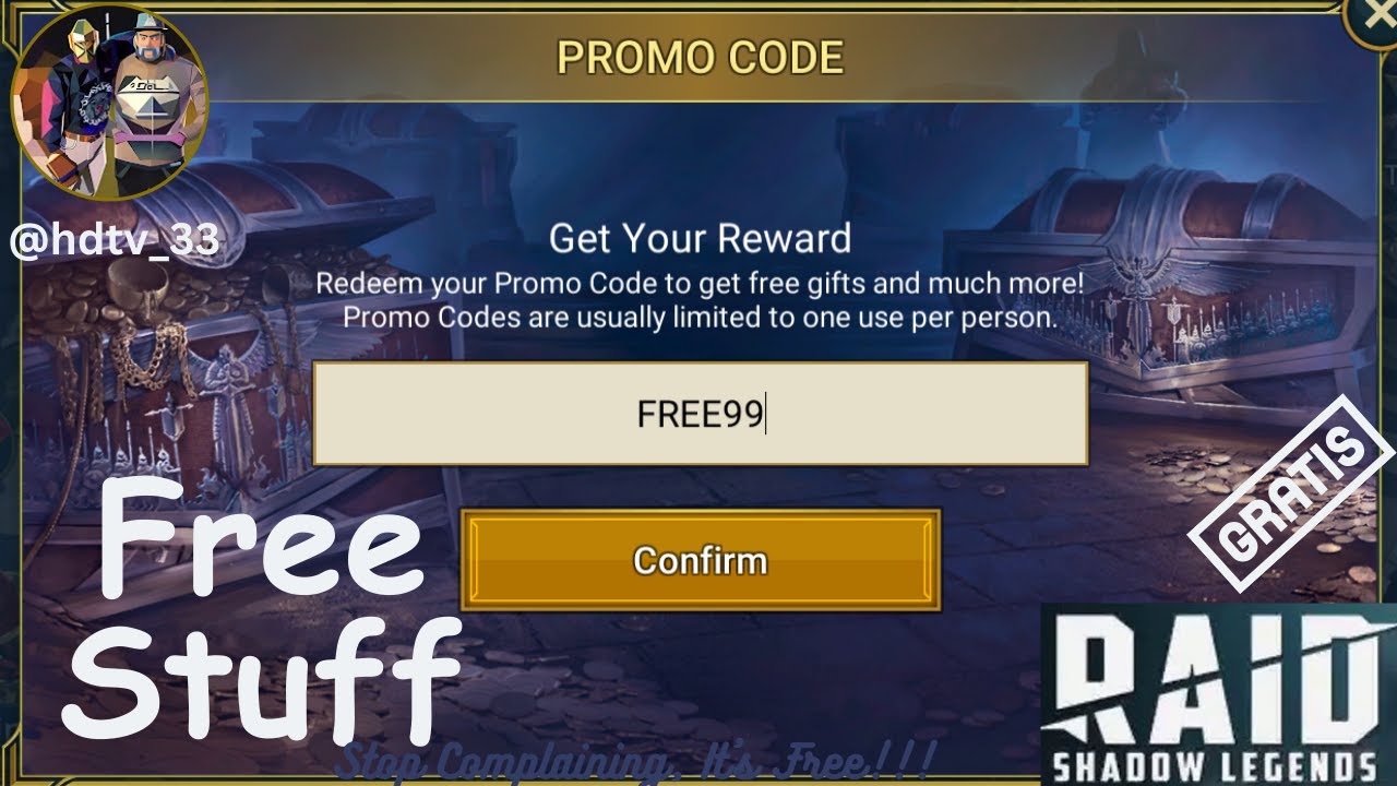 NEW PROMO CODE FOR ALL PLAYERS - It has been a minute! | Raid: Shadow ...
