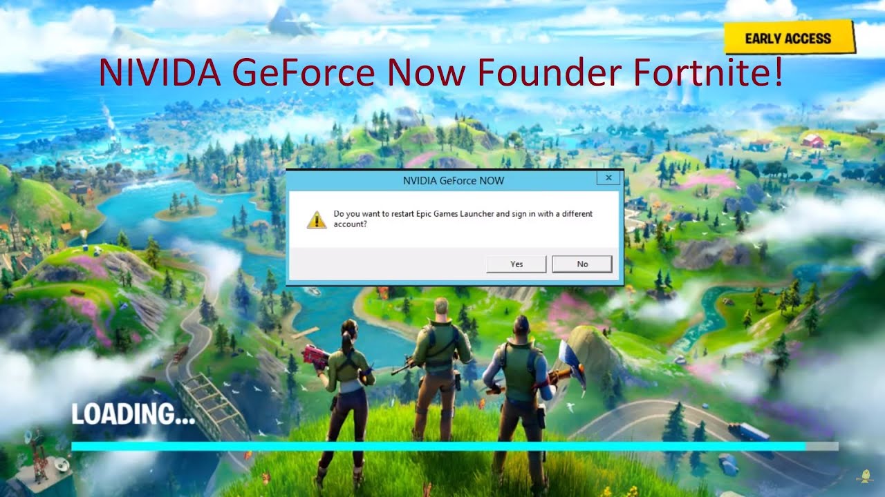 Fortnite on GeForce NOW Founder How good is it? - YouTube