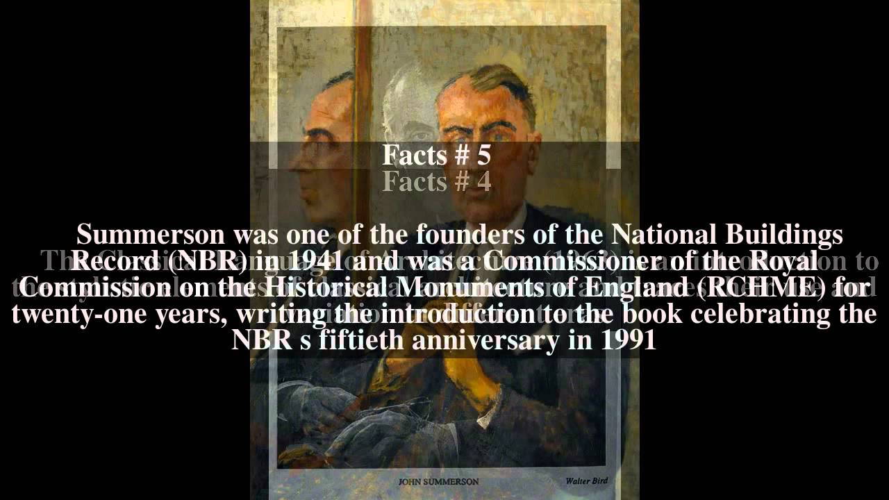 John Summerson Top # 9 Facts - YouTube