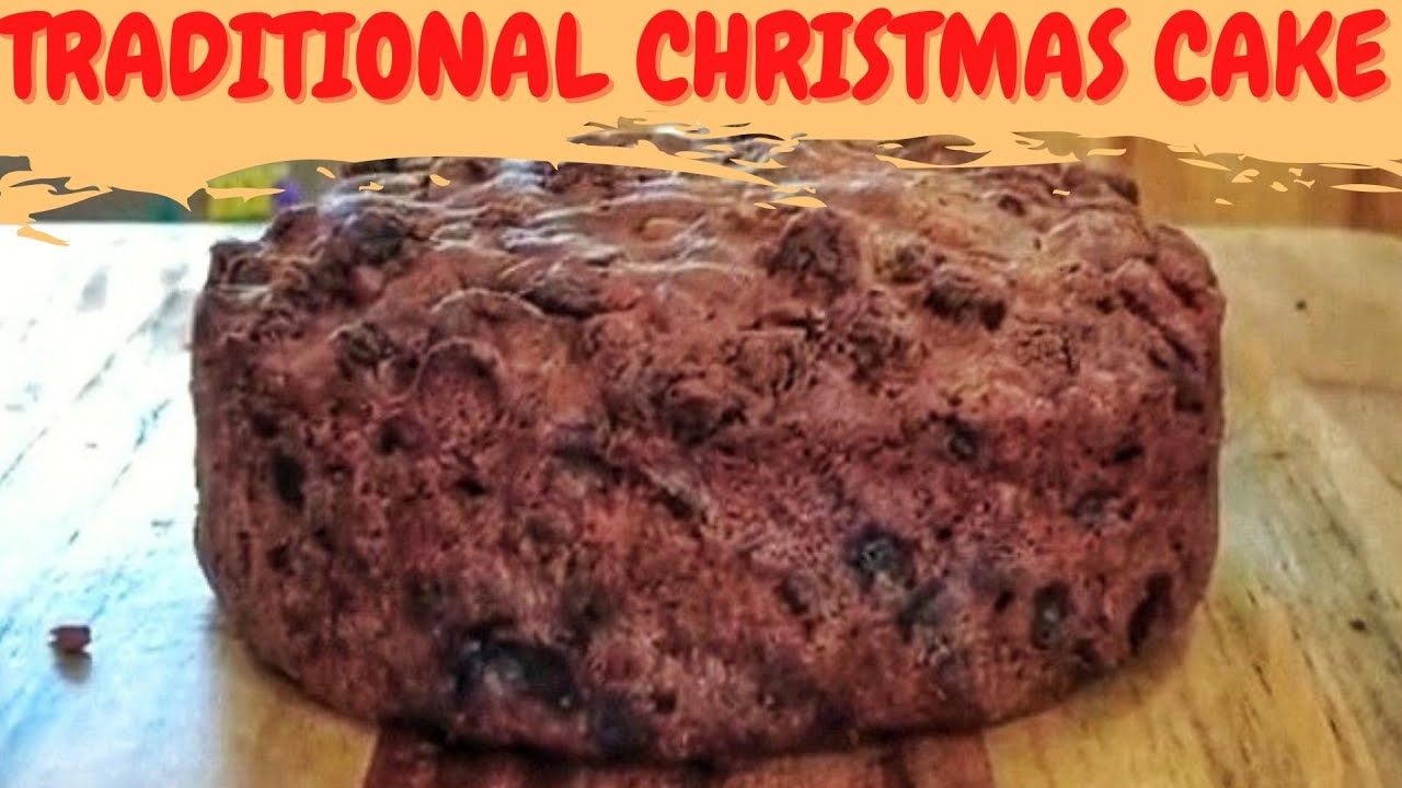 Traditional Christmas Cake/ Irish Whiskey Fed Christmas Cake - YouTube