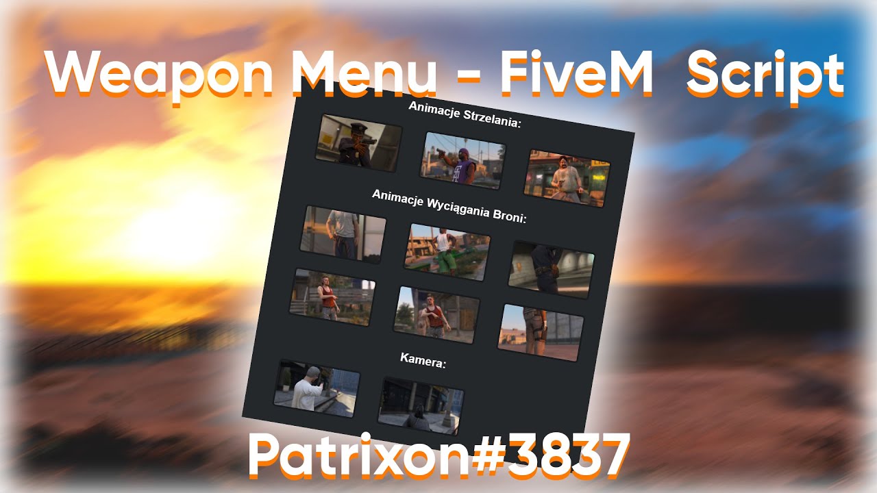 Weapon Menu | Patrixon#3837 | FiveM Script - YouTube