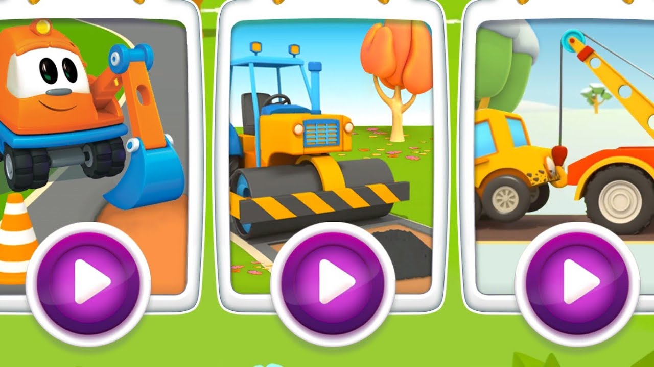 CONSTRUCTION VEHICLES FOR KIDS TV CARTOON 😍 @kids TV - YouTube