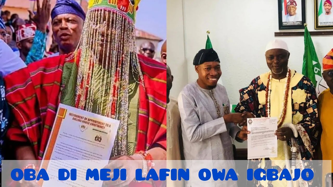 Two kings were crowned in Igbajo Osun State. Isele kayefi ni ki oba ...