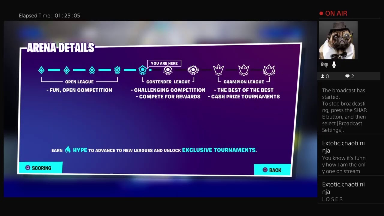 Fortnite arena stream - YouTube