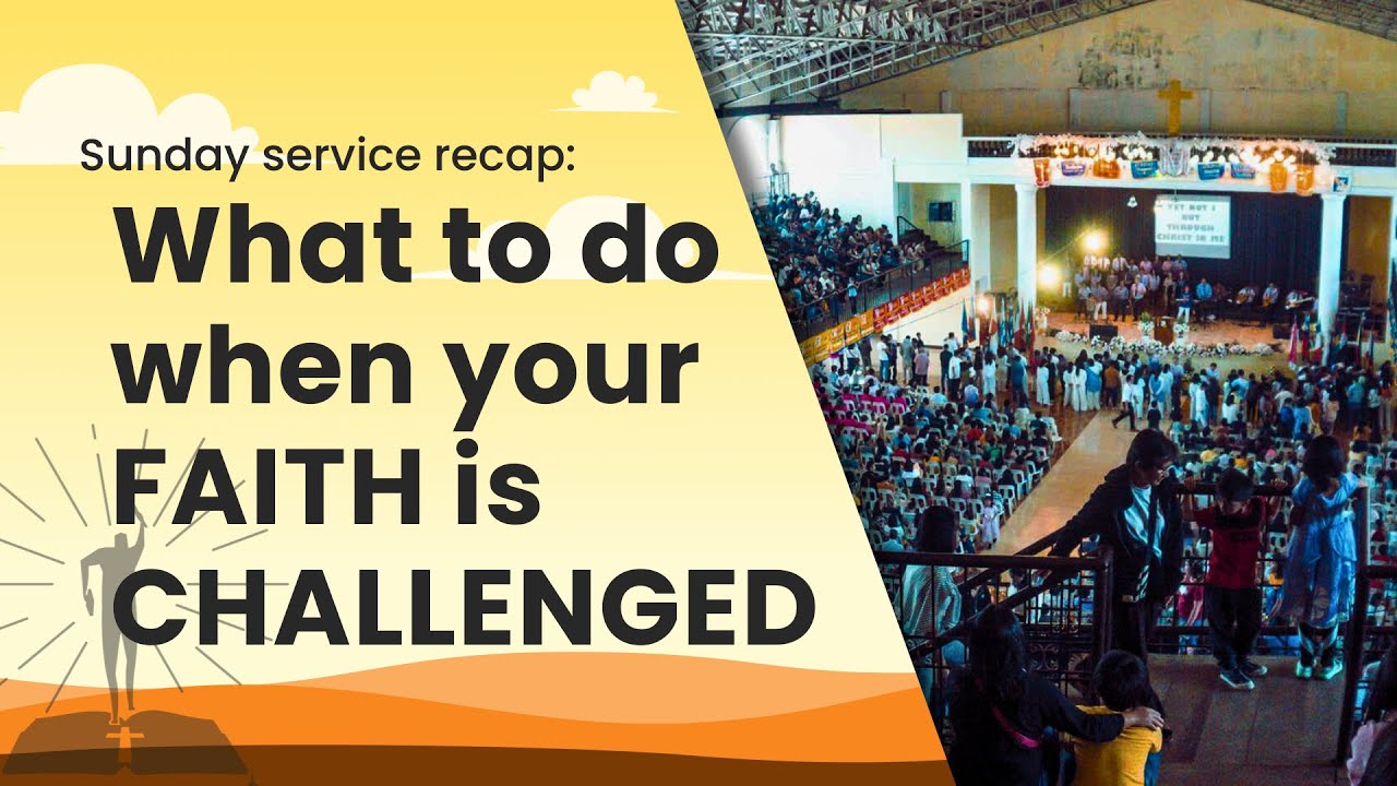 What to do when your faith is challenged? |August 11,2024| Word - YouTube