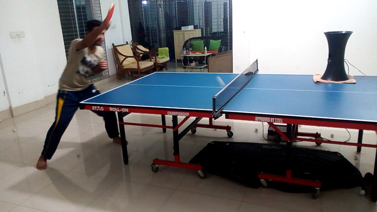 Table tennis tutorial with Robot. Player : Md. Siam Arman Atul - YouTube