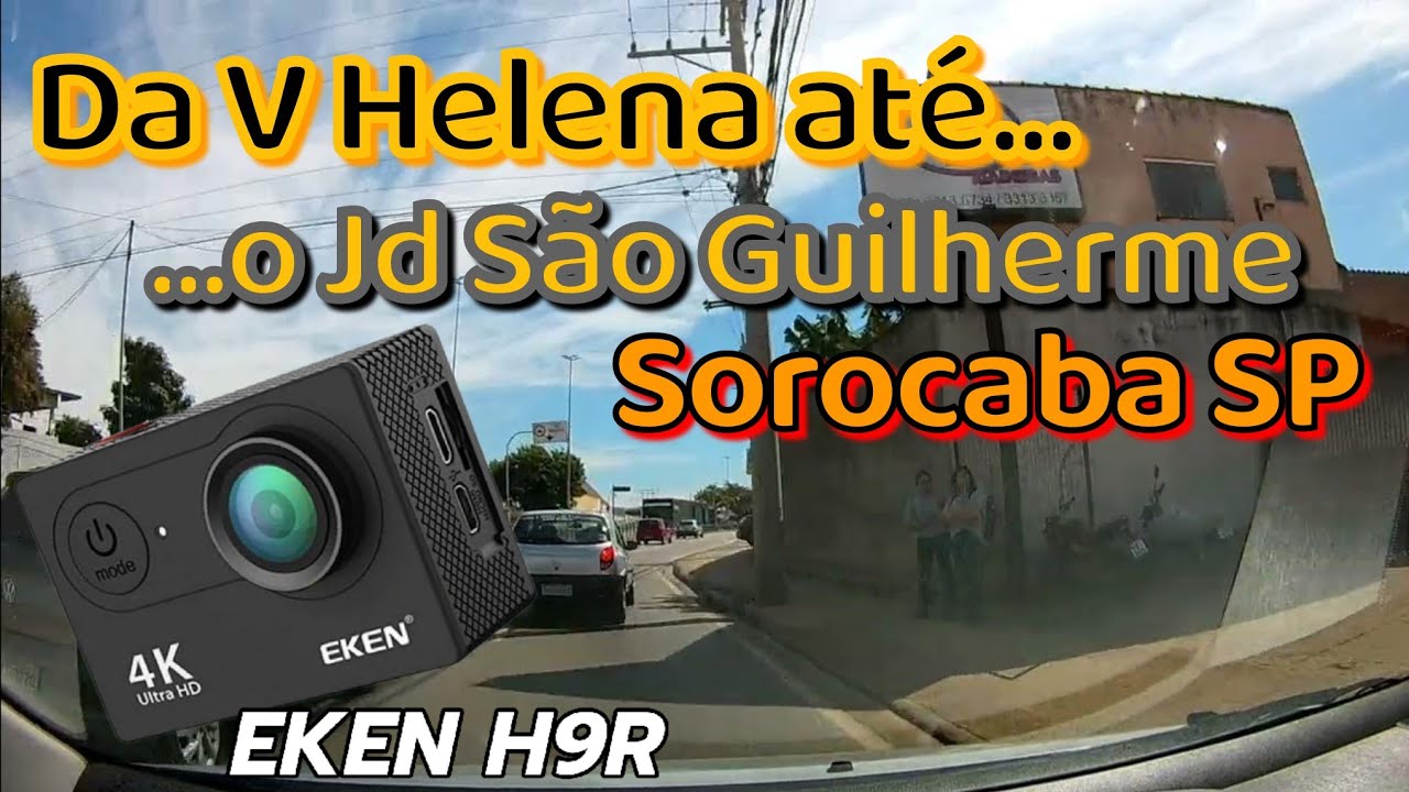 Da V Helena até o Jd São Guilherme, Sorocaba SP, filmado com a EKEN H9R ...