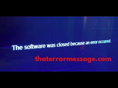 The software was closed because an error occurred (Nintendo) - YouTube