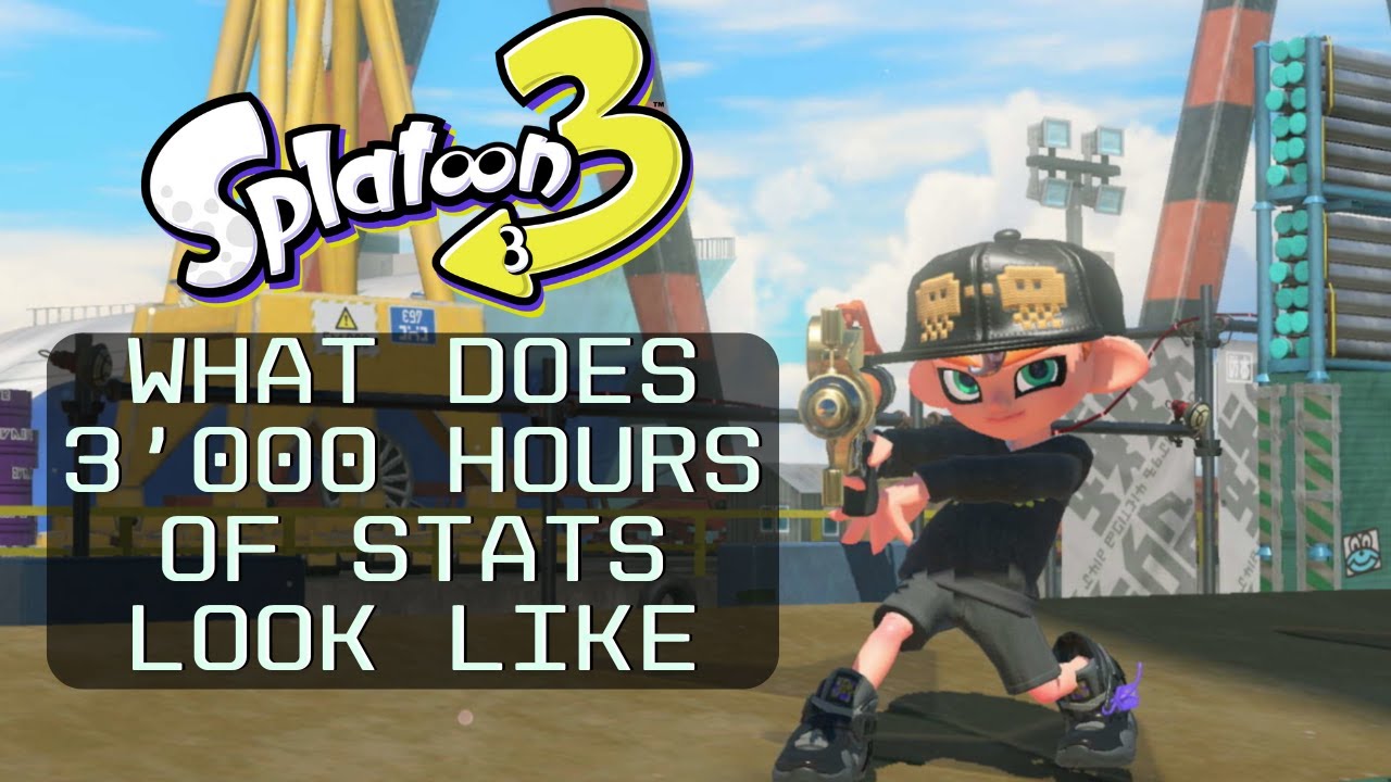 What Does 3,000 Hours in Stats Look Like in Splatoon 3 - YouTube