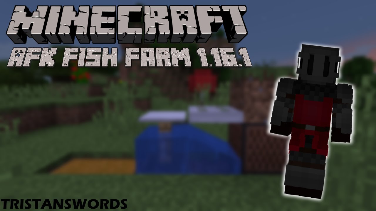 Minecraft: AFK Fish Farm 1.16.1 Easy (800+ ITEMS AN HOUR) - YouTube