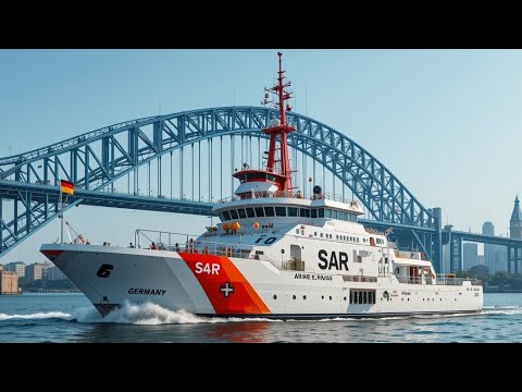 SAR Hermann Marwede – Germany’s Largest Rescue Vessel in Action! - YouTube