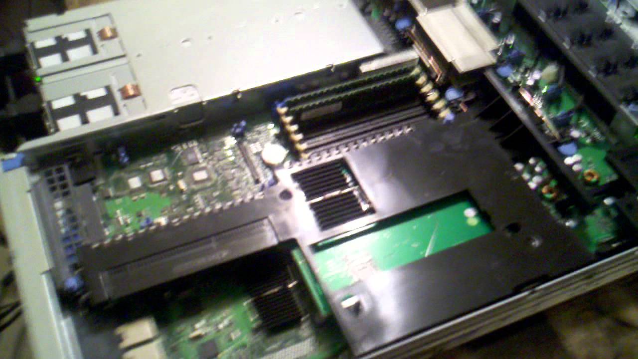 Dell PowerEdge 1850 With sound! - YouTube