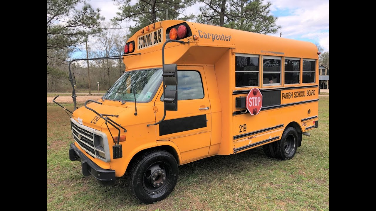 1995 Chevrolet G30 22 Passenger Carpenter School Bus VN3672 Lot#236 ...