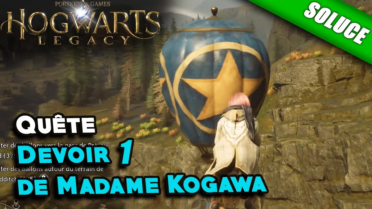 Devoir 1 de Madame Kogawa ( Quête / Solution ) - Hogwarts Legacy - YouTube